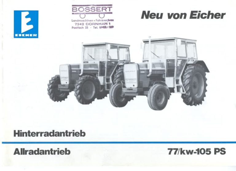 3105 – HOME : Eicher Brochures