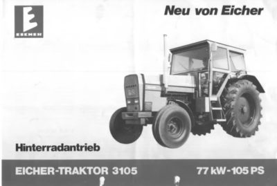 1977-1982 EICHER 3105 – 3133 – HOME : Eicher Brochures