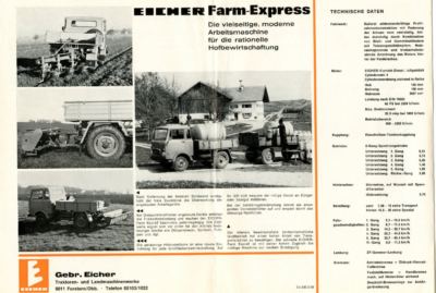 Eicher Farm-Express – HOME : Eicher Brochures