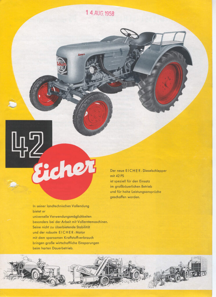 1958-1959 – HOME : Eicher Brochures